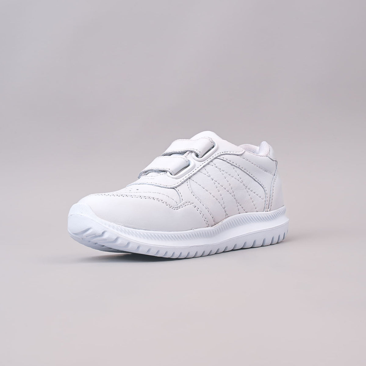 WHITE VELCRO SPORTS - UNISEX, Slip-on School shoes – Hide and Leather ...